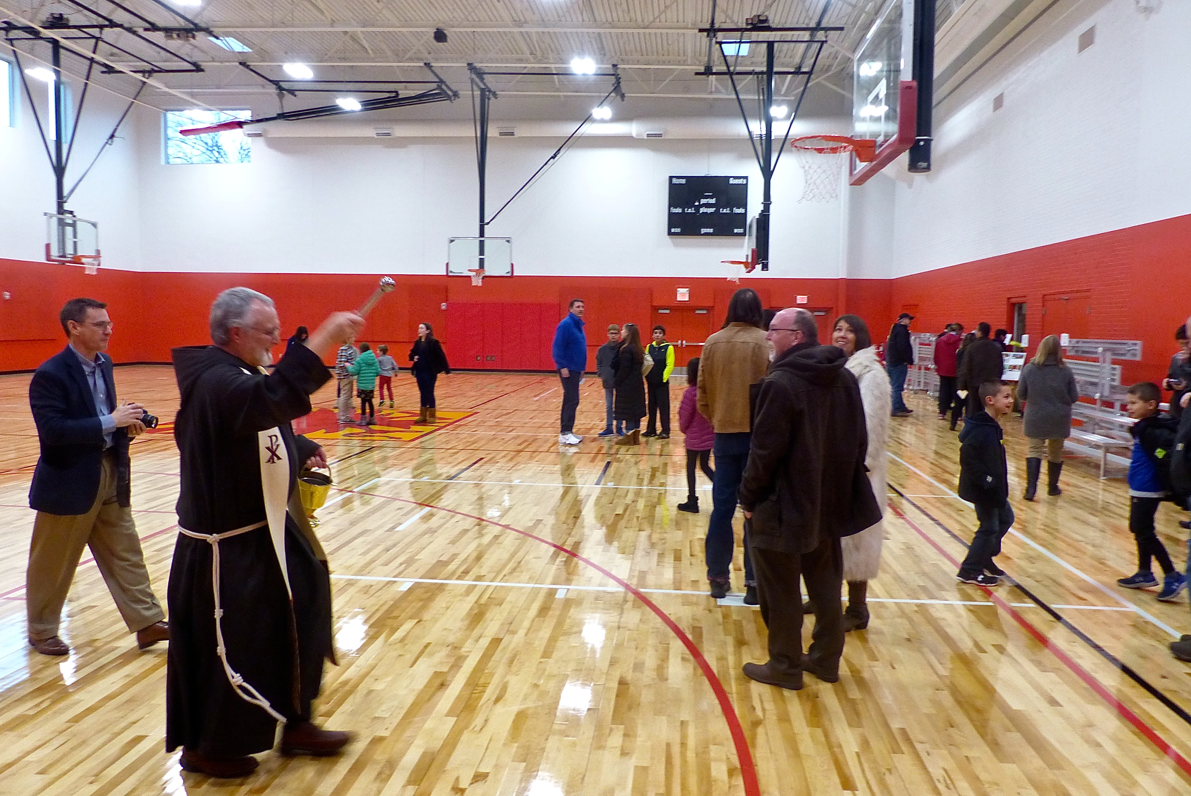 St. John Catholic Parish celebrates opening of new gym | News, Sports ...